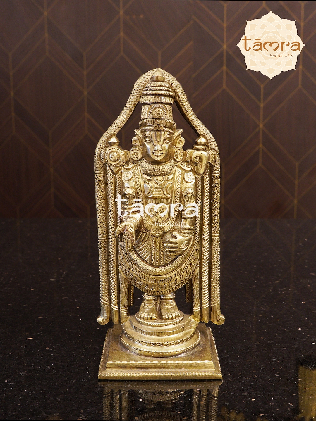 Panchaloha Balaji Idol - Handmade Hindu God Murti for Worship: Buy Lord ...