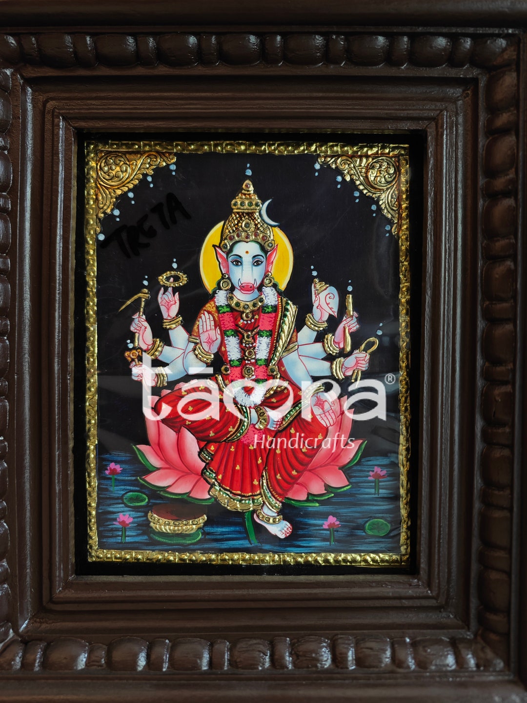 Varahi Amman Tanjore Painting, Varahi Photo, Varahi Painting, Varaha ...