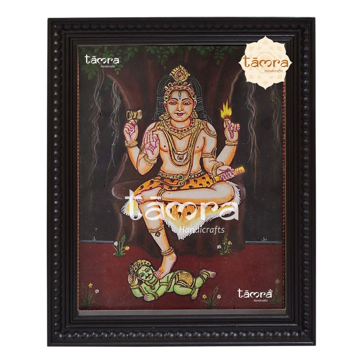 Dakshina Murthy Tanjore Painting Dakshina Murthy Wall Art - Etsy