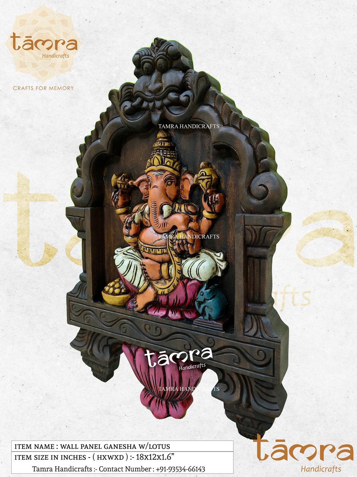 Ganesha Wall Decor Ganesha Wall Art Indian Wall Decor Pooja - Etsy