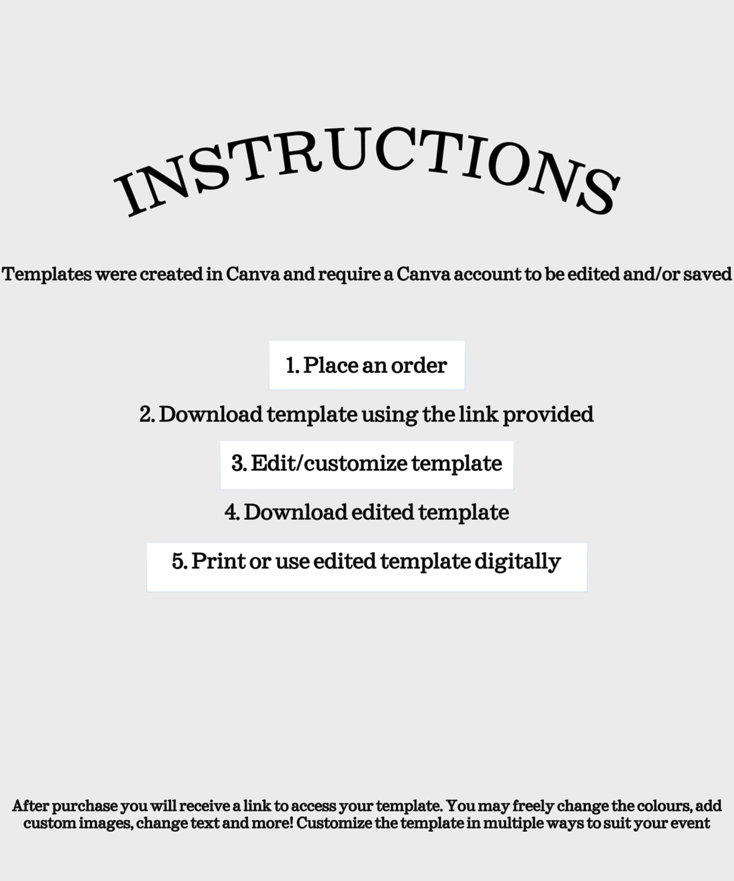 Orange Invitation Card for Party, Editable Digital Invitation, Modern ...