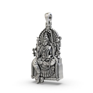 925 Sterling Silver Samayapuram Mariamman Locket Hindu Goddess Pendant ...