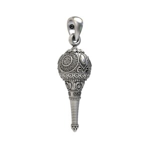 925 Silver Hanumanji Gada Pendant | Hindu Religious Jewelry | Lord ...