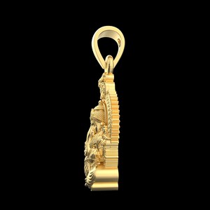 Lord Ganesha Gold Pendant | Ganpati Bappa Necklace | Religious Jewelry ...