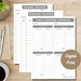 Minimalist Income and Expense Tracker, A4, A5, US Letter, Budget ...