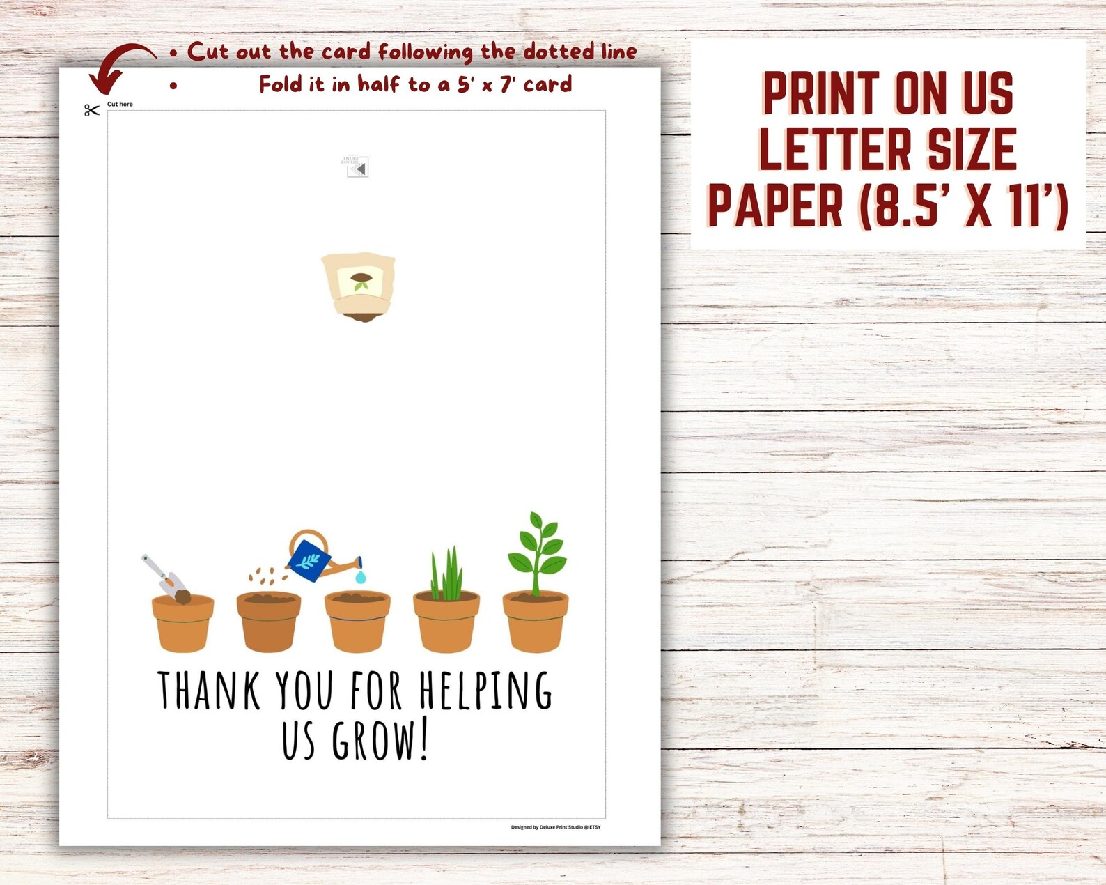 Thank You Teacher Printable Card Teacher Appreciation Gift Mom Thank ...