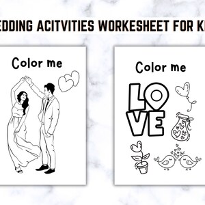 Kids Wedding Activity Printable Worksheet for Kids Word Search ...