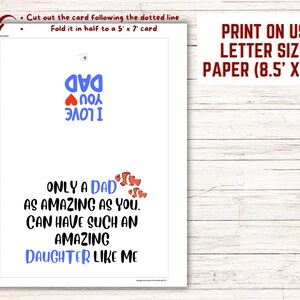 Funny Father's Day Pun Card Printable Dad Gift Dad's Birthday Greeting ...