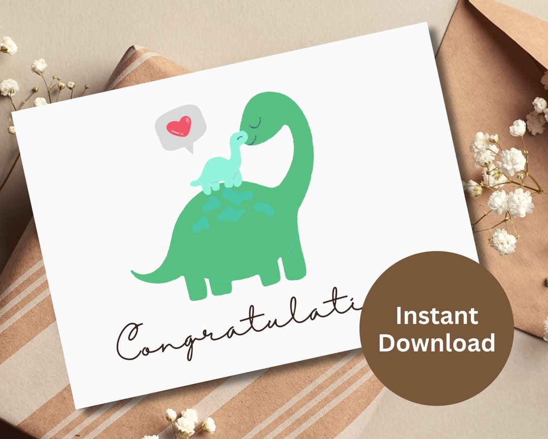 New Baby Congratulations Card Printable Welcome Little One Card New ...