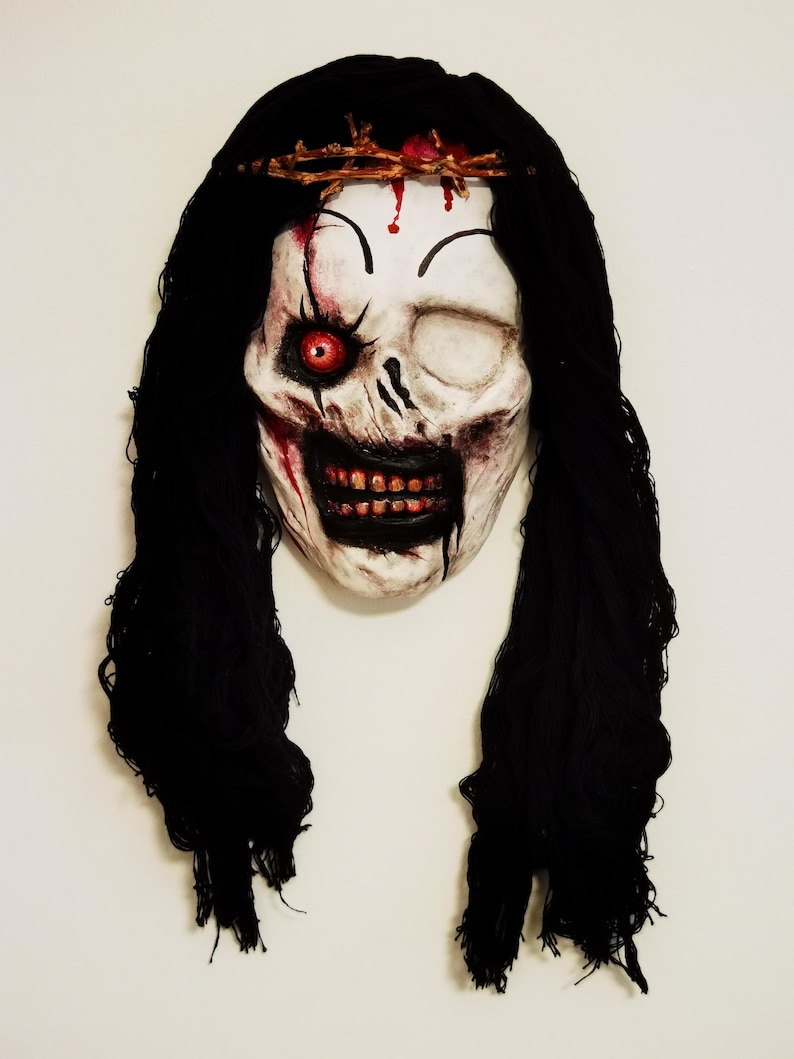 Handmade Victoria Heyes Plaster Decorative Mask (terrifier) 34cmx21cm ...
