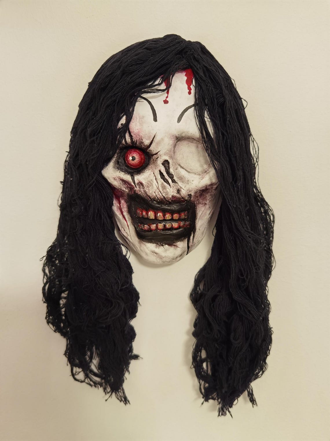 Handmade Victoria Heyes Plaster Decorative Mask (terrifier) 34cmx21cm ...