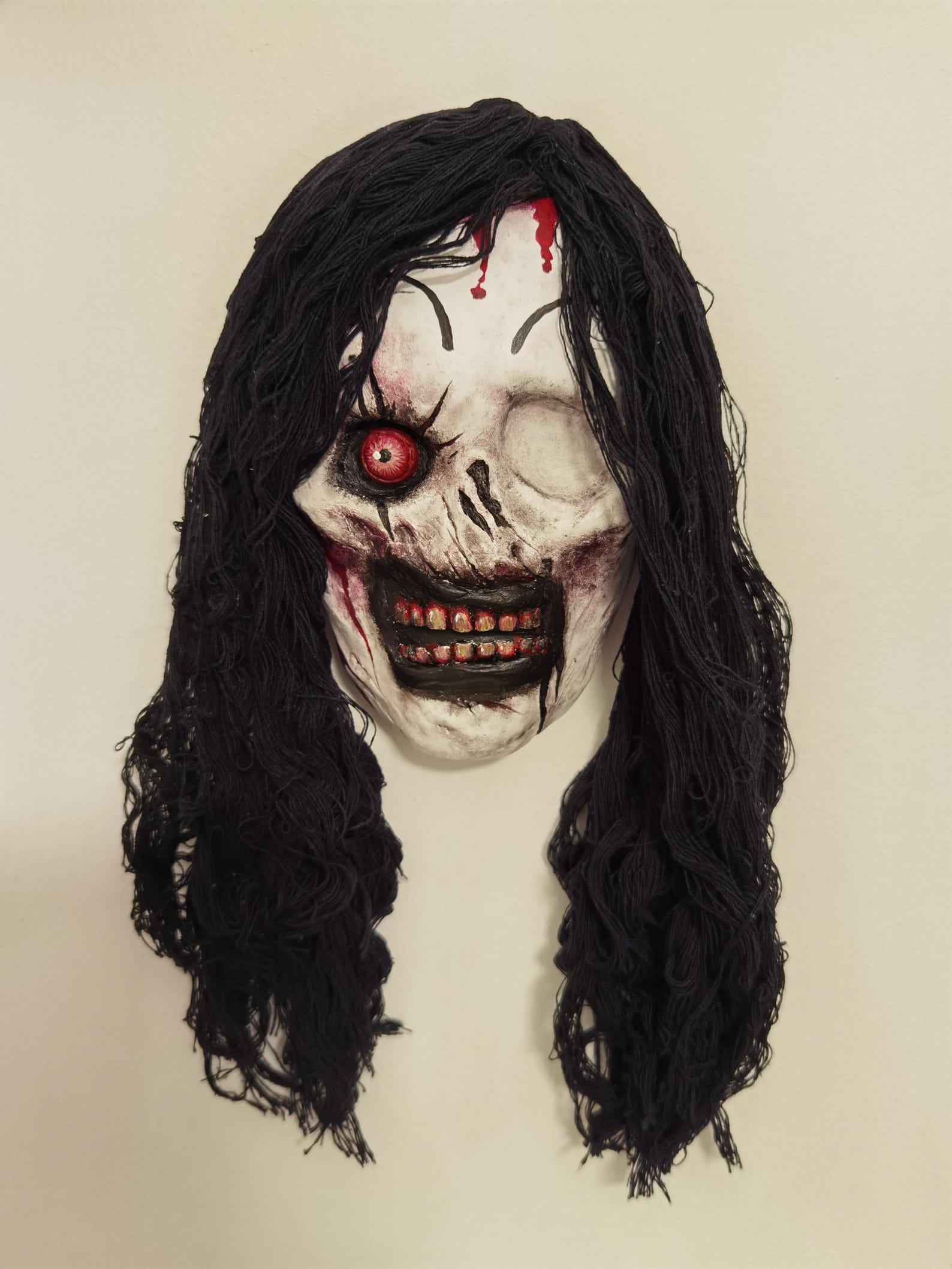 Handmade Victoria Heyes Plaster Decorative Mask (terrifier) 34cmx21cm ...