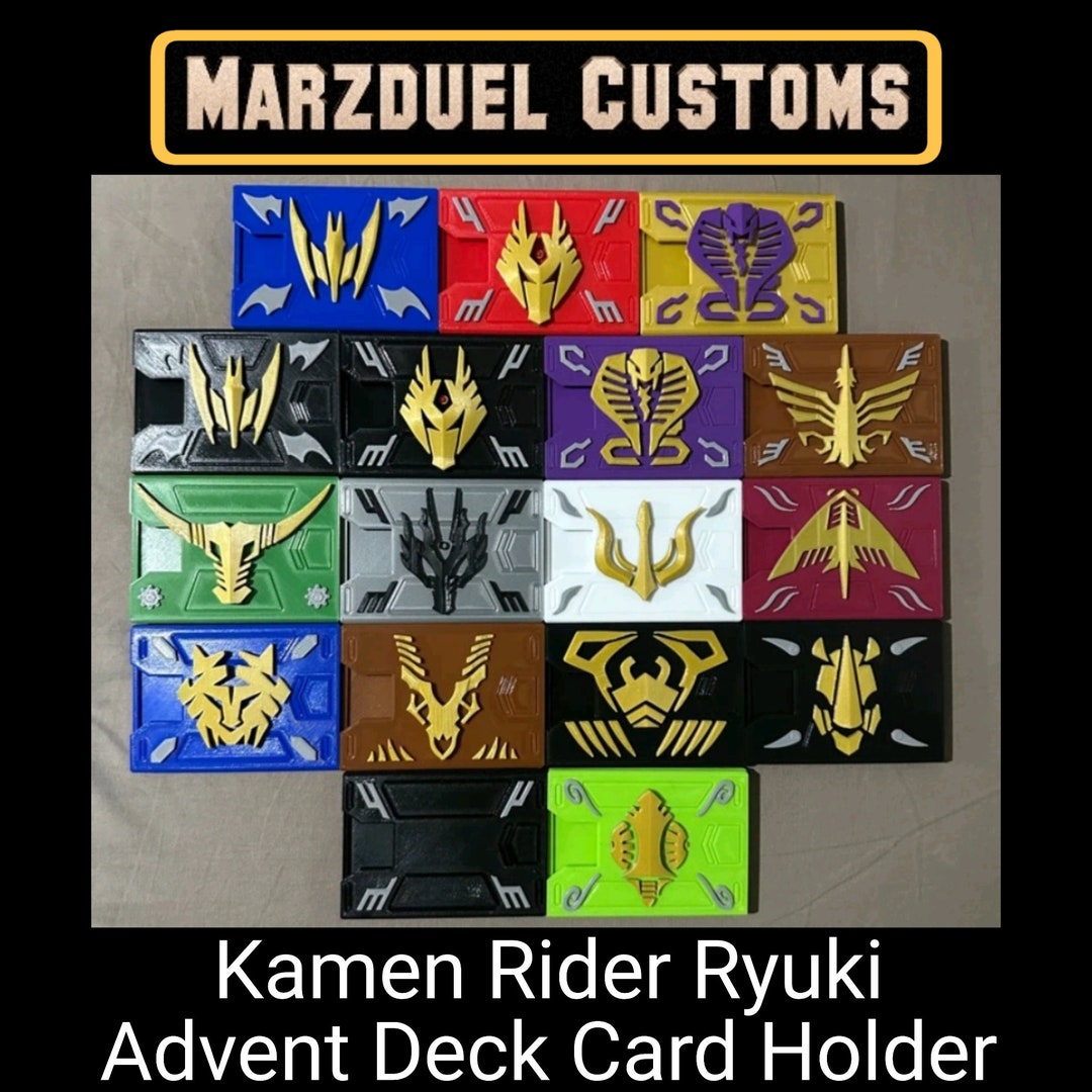 Kamen Rider Ryuki advent Deck Card Holder - Etsy