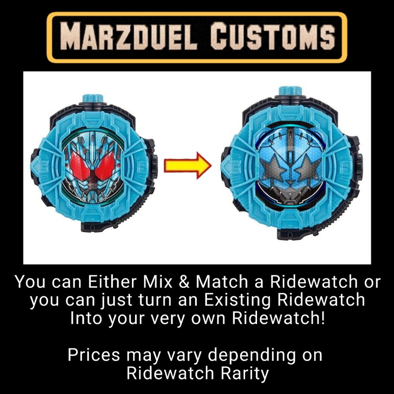 Kamen Rider ZI-O Custom Prop Ridewatch! - Etsy