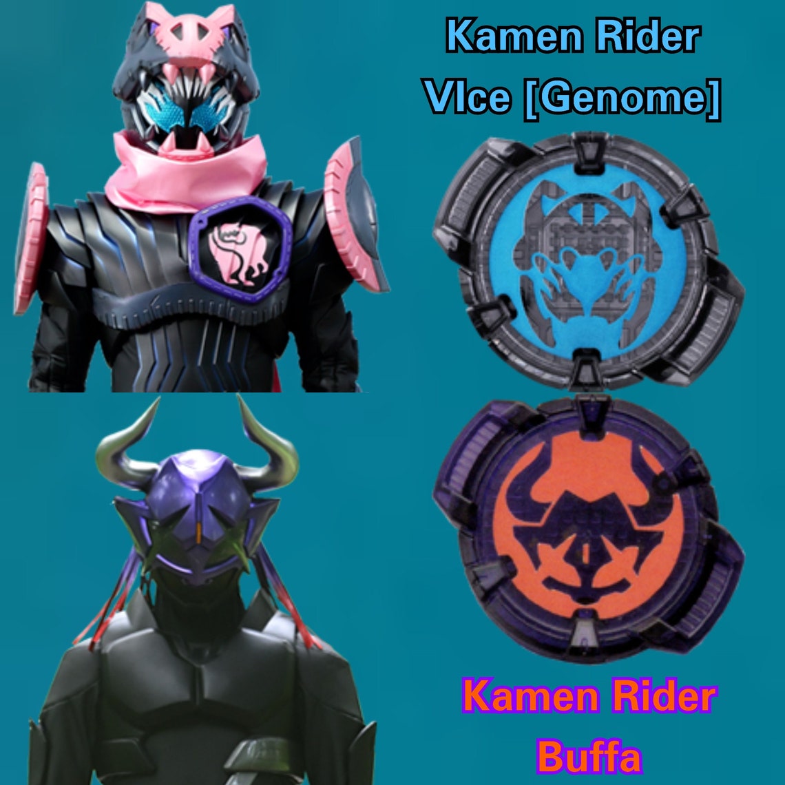 Kamen Rider Geats Rider Core ID Custom Desire Grand Prix - Etsy UK