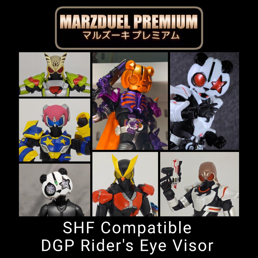 Kamen Rider Geats: SHF Compatible Eye Visor for Some of the DGP Rider ...