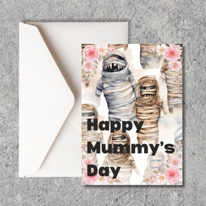 Happy Mummy's Day Printable Mother's Day Card Digital Instant AI ...