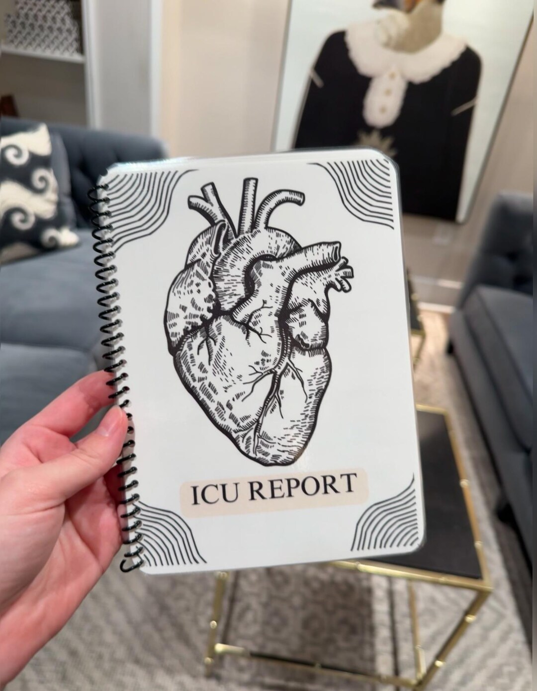 Reusable ICU, CVICU Nurse Report Sheet Booklet Dry Erase Organizer for ...