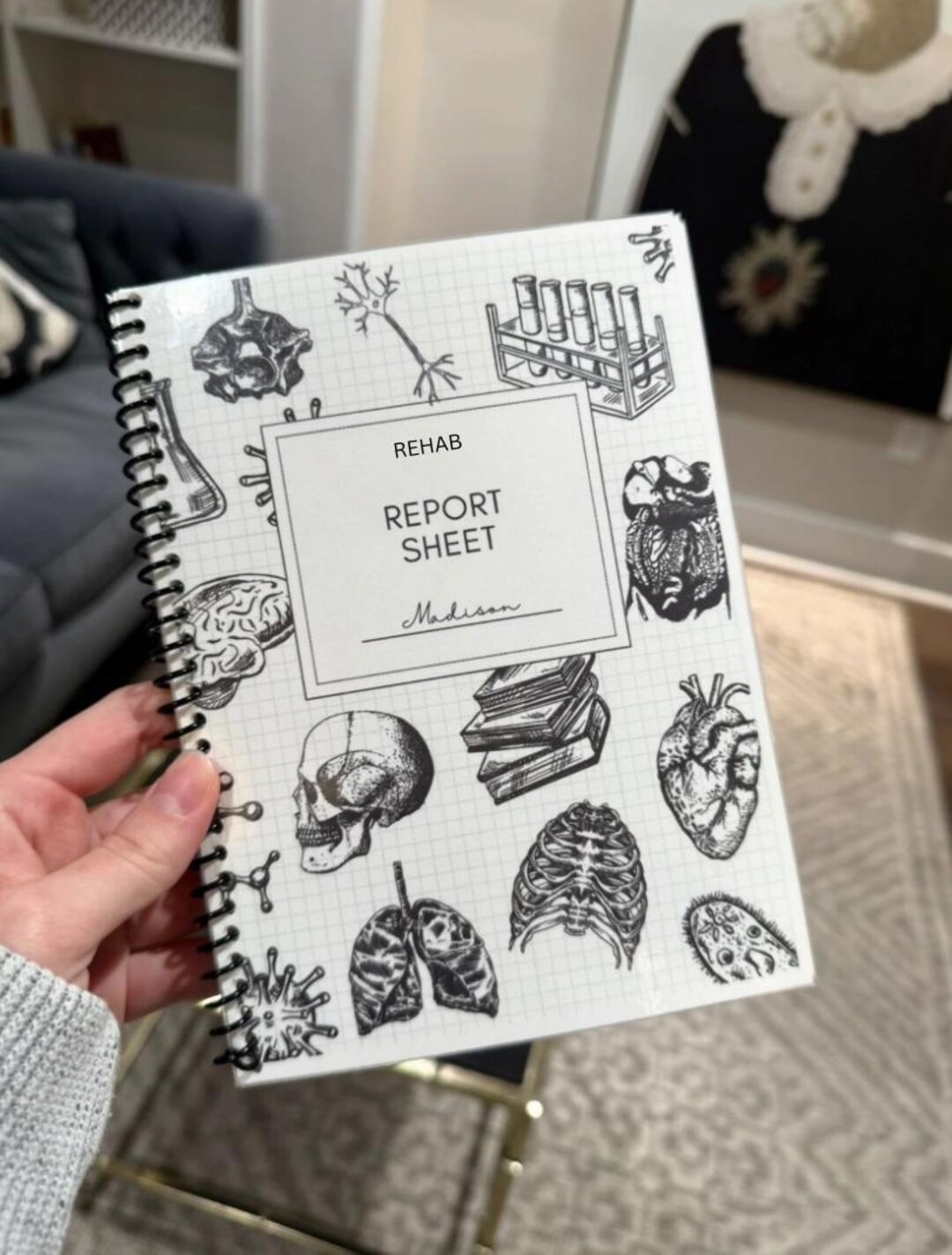 Reusable REHAB Nurse Report Sheet Booklet | Dry Erase Organizer for ...