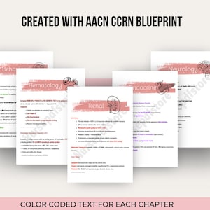 Printable CCRN Study Guide for ICU Nurses – Your Key to Success - Etsy