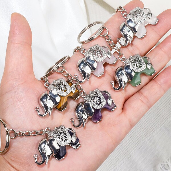 Elephant Key Chain - Etsy