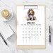 Dog Calendar 2024, Printable Calendar, Puppy Calendar, Monday and ...