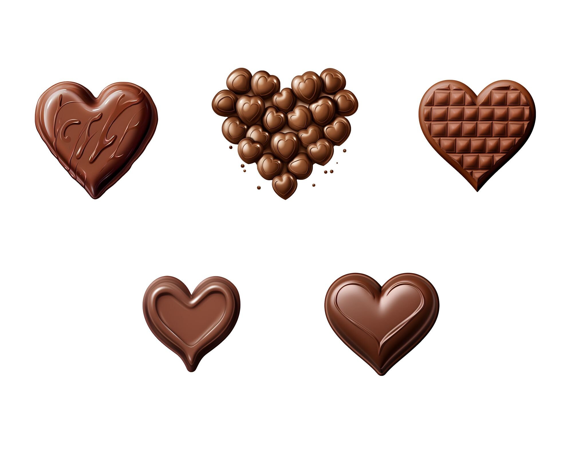 Chocolate Heart Clipart, Love Clipart, Heart Clip Art, Valentine Heart ...