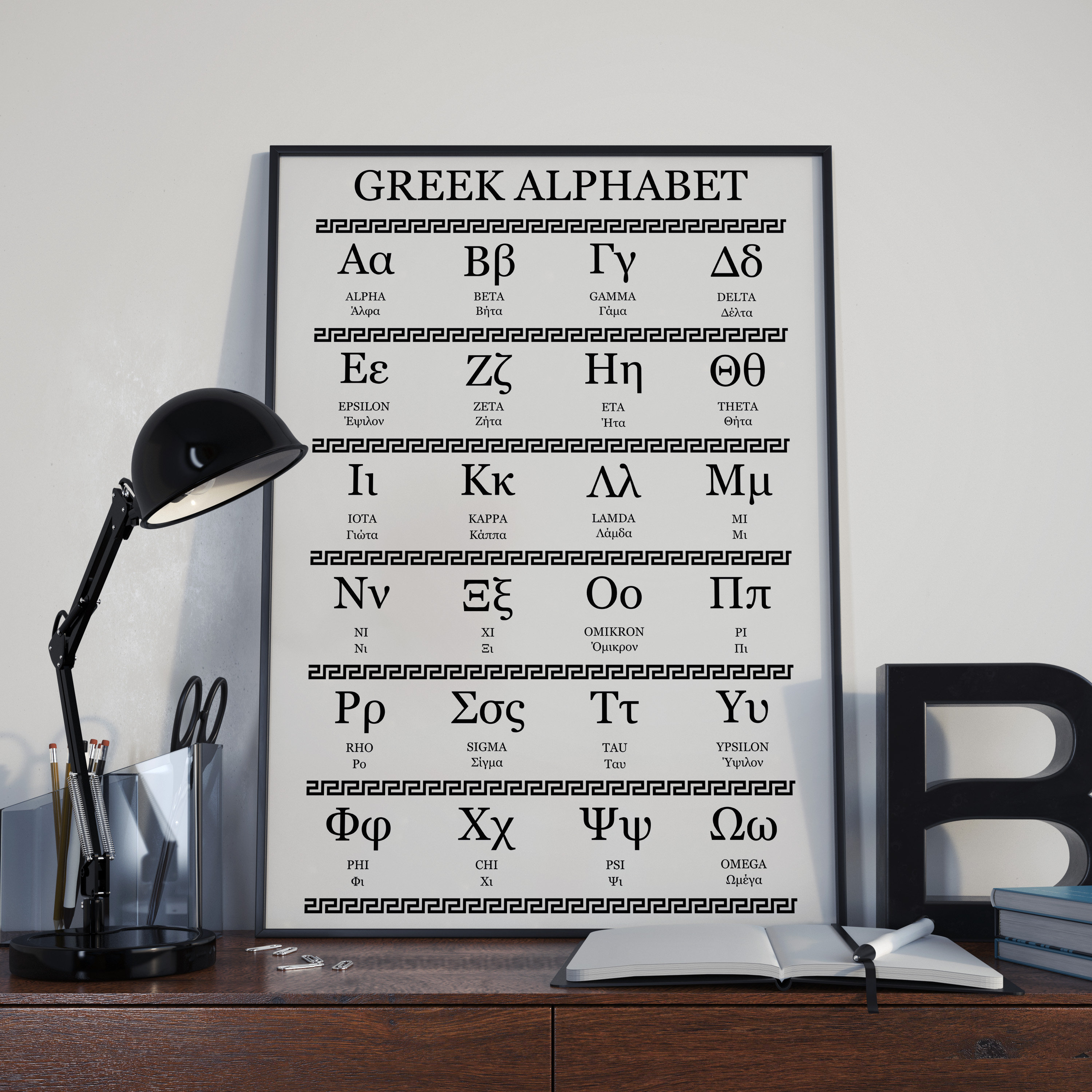Greek Alphabet Wall Art at Jessica Bullard blog