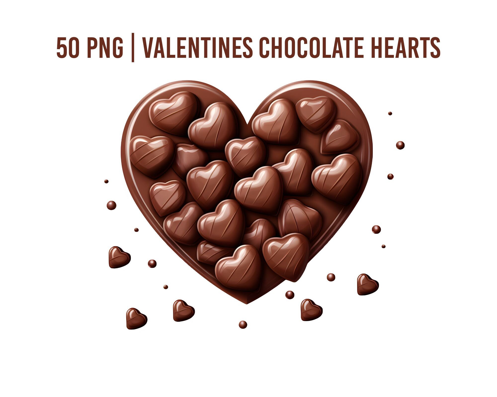 Chocolate Heart Clipart, Love Clipart, Heart Clip Art, Valentine Heart ...