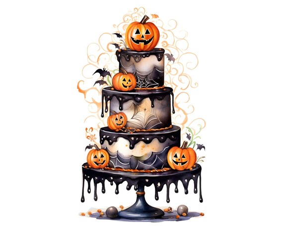 Halloween Cake Clipart