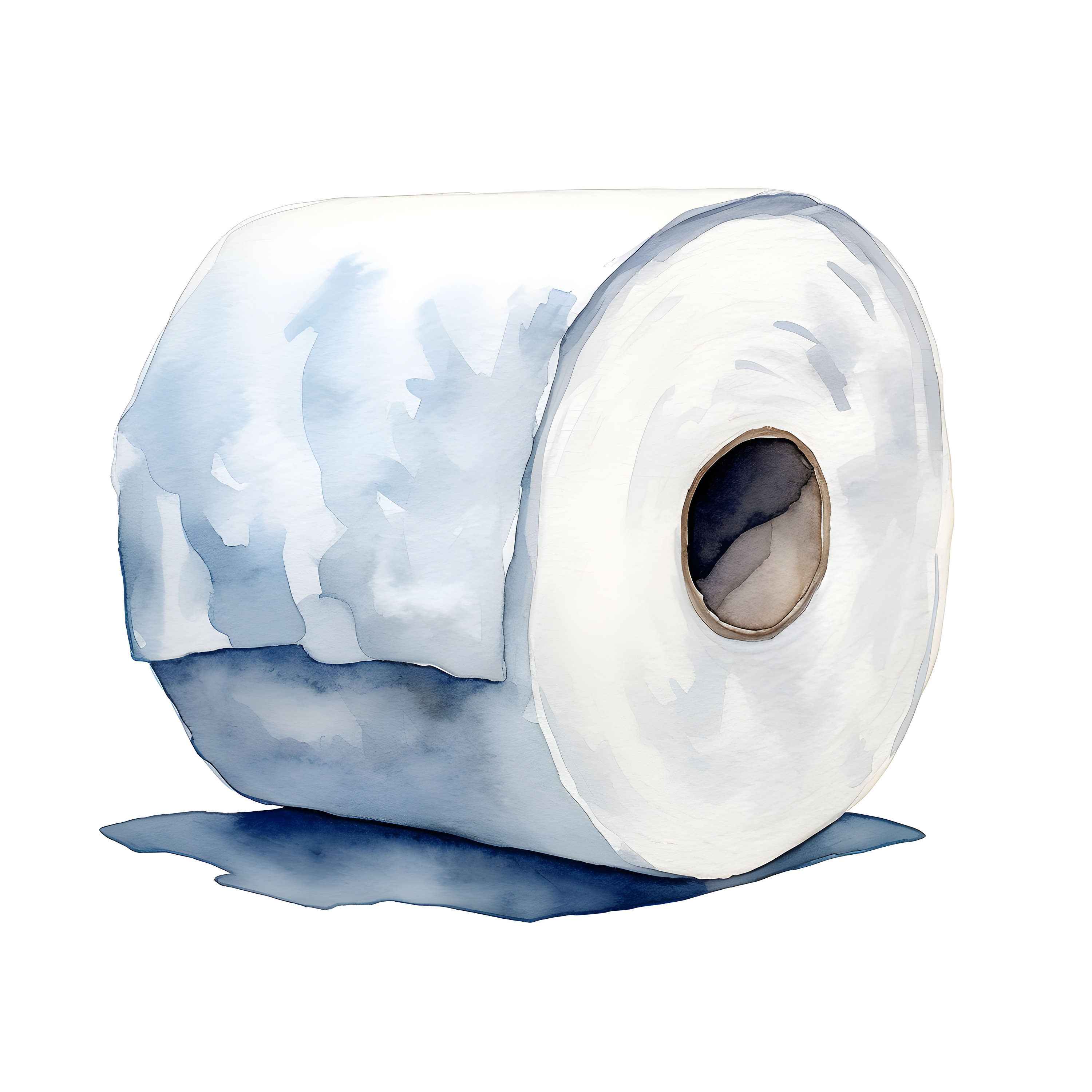 Toilet Paper Clipart, 24 High Quality Jpg's, Watercolor Clip Art ...