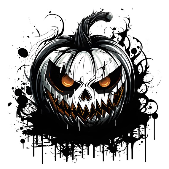 Citrouille Clipart Noir Et Blanc