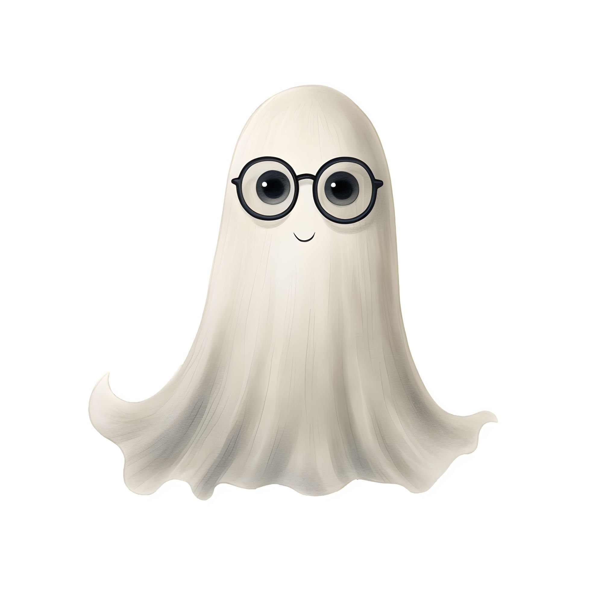 Ghost Clipart Ghost Png Ghost With Glasses Halloween Png - Etsy