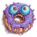 Monster Halloween Donut, 12 High-quality Jpgs, Spooky Donut, Halloween ...