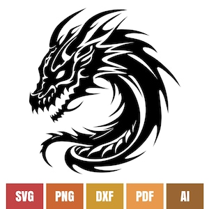 Chinese Dragon SVG, Dragon Vector, Dragon Clipart, Year of the Dragon ...