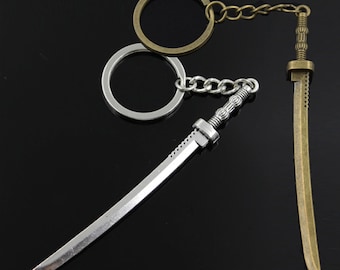Samurai Sword Keychain - Etsy