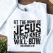 At the Name of Jesus Every Knee Will Bow PNG, Jesus Svg, Religious Svg ...