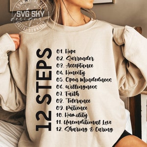 12 Steps SVG PNG Alcoholics Anonymous Svg Narcotics - Etsy