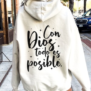 Con Dios Todo Es Posible SVG PNG, Bible and Christian Quotes Designs in ...