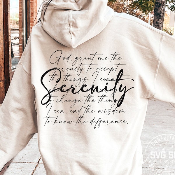 Serenity Prayer - Etsy