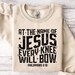 At the Name of Jesus Every Knee Will Bow PNG, Jesus Svg, Religious Svg ...