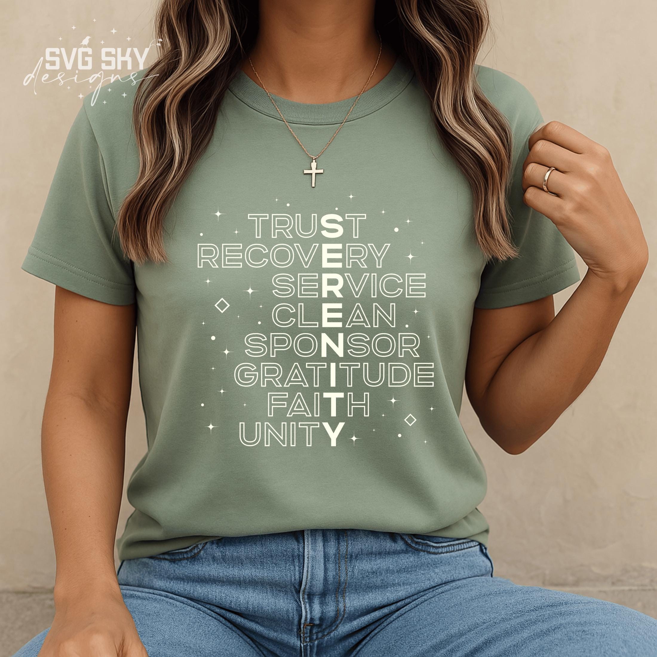 Serenity SVG, Narcotics Anonymous Svg, Serene Svg, Personal Motivation ...