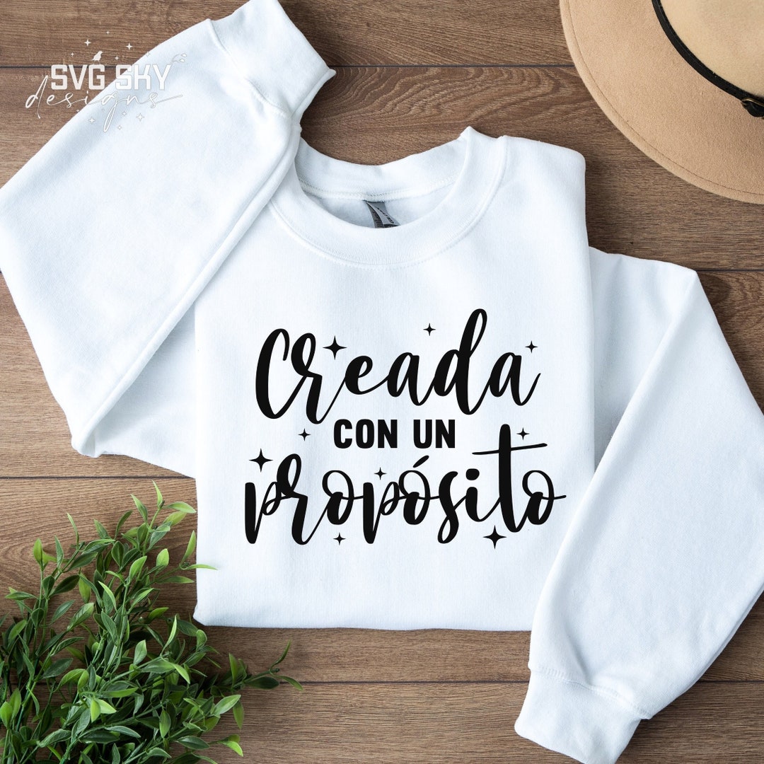 Creada Con Un Proposito SVG PNG, Frases Religiosas Svg, Versiculo ...