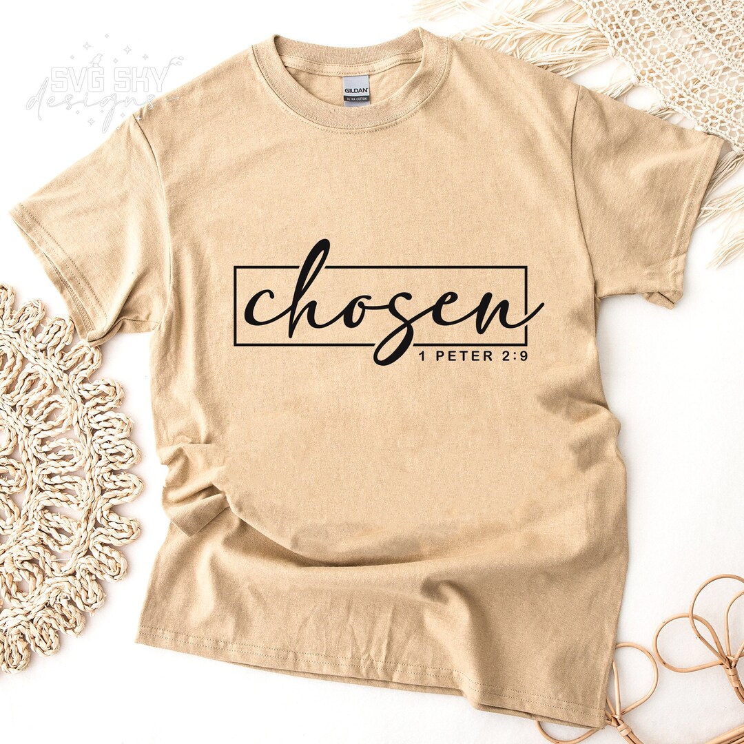 Chosen Svg Png, Christian Svg, Religious Svg, Inspirational Svg, Bible ...