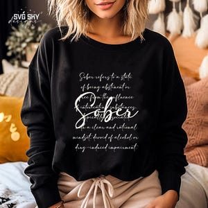Sober Definition SVG PNG, Recovery Quote, Sobriety Svg, Narcotics ...