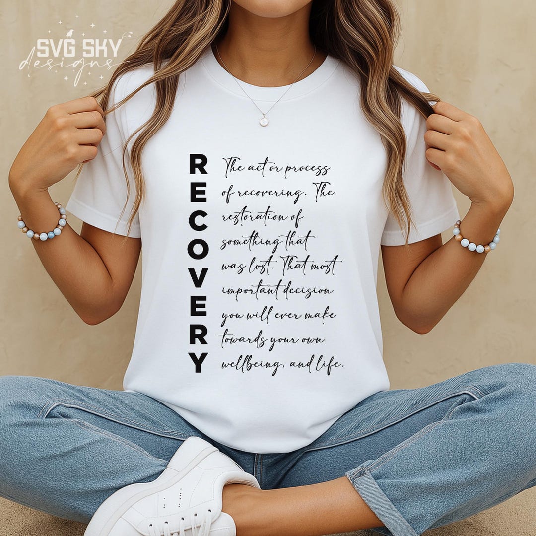 Recovery SVG PNG, Recovery Svg, Recovery Quote, Sobriety Svg, Clean Svg ...