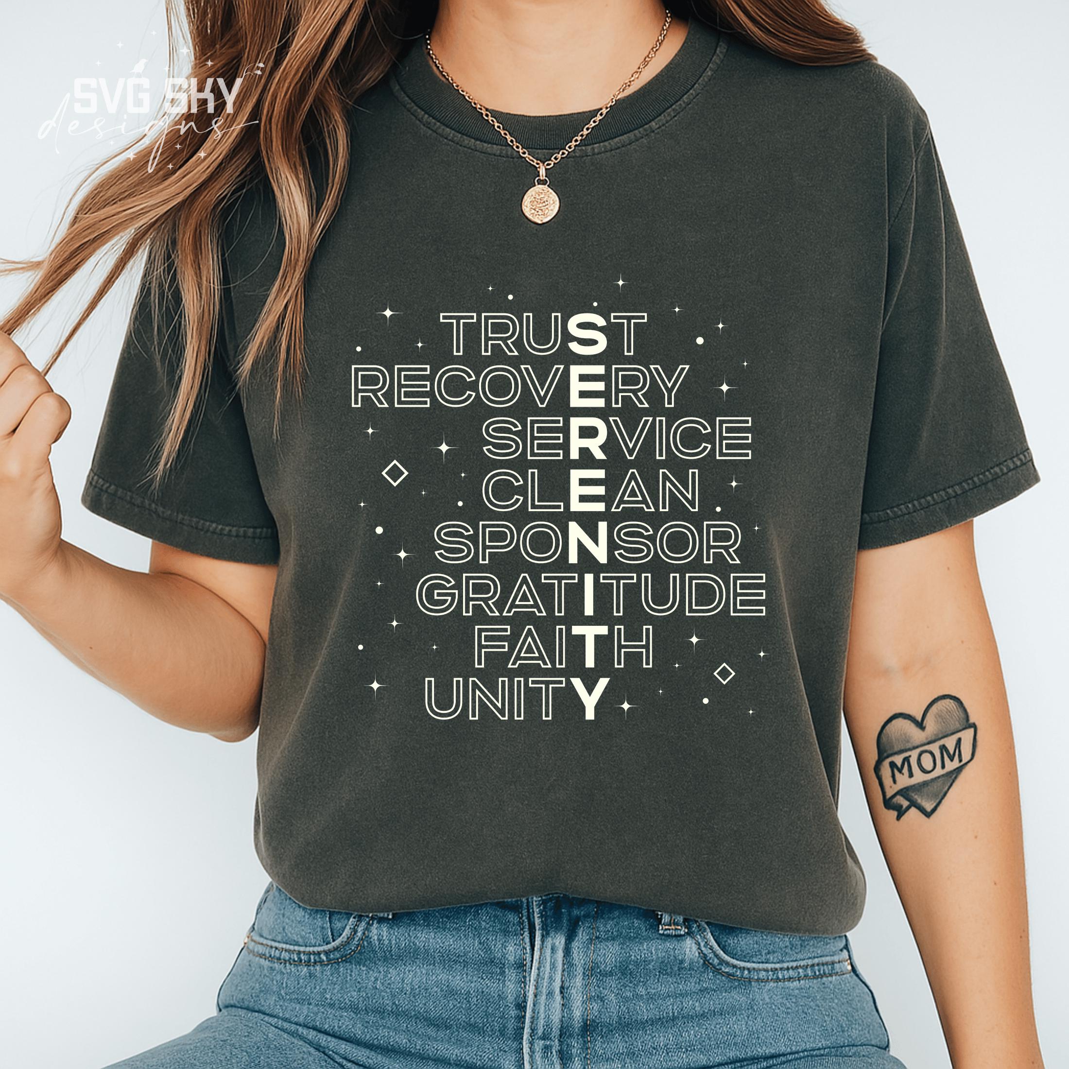 Serenity SVG, Narcotics Anonymous Svg, Serene Svg, Personal Motivation ...