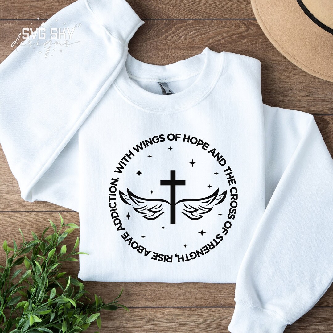 Rise Above Addiction SVG PNG, Recovery Quote Svg, Sobriety Svg ...