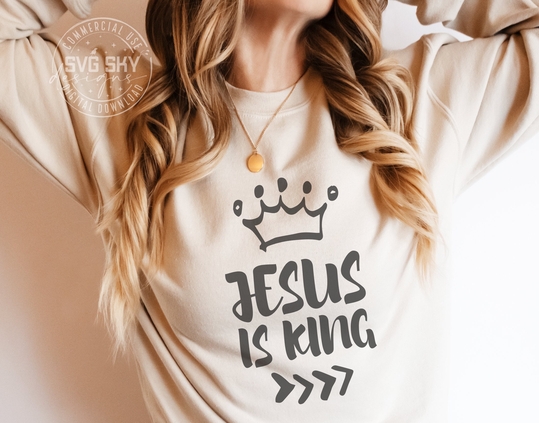 Jesus is King SVG PNG Religious Svg Christian Svg Son of - Etsy Australia