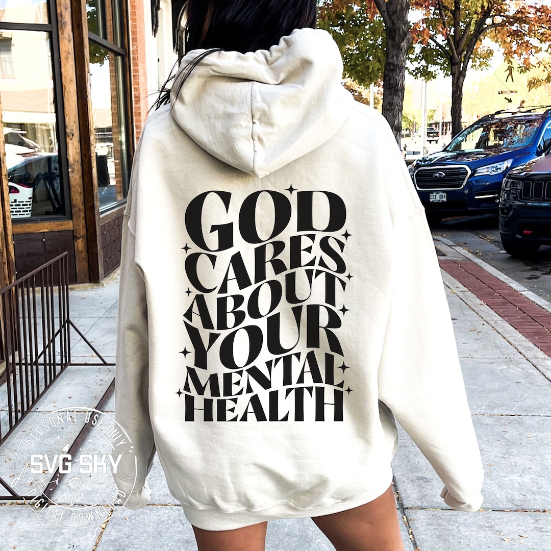 God Cares About Your Mental Health SVG PNG, Religious Svg, Christian ...